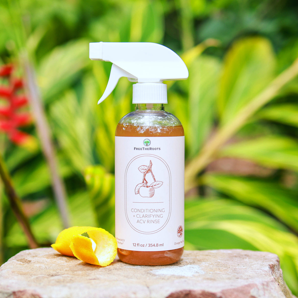 Conditioning + Clarifying ACV Rinse (Orange Peel) – FreeTheRoots LLC